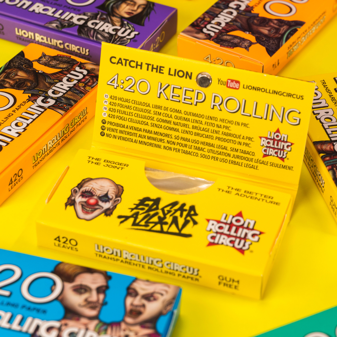 Transparent Paper – Lion Rolling Circus